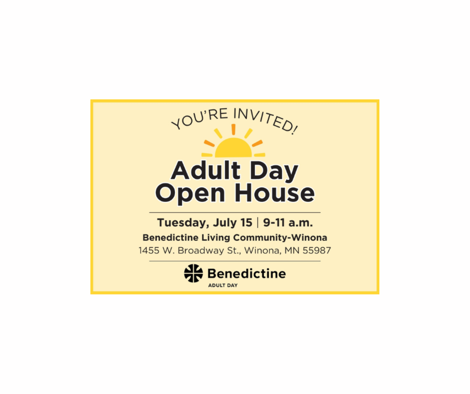 Adult Day Open House Winona, MN | Senior Living